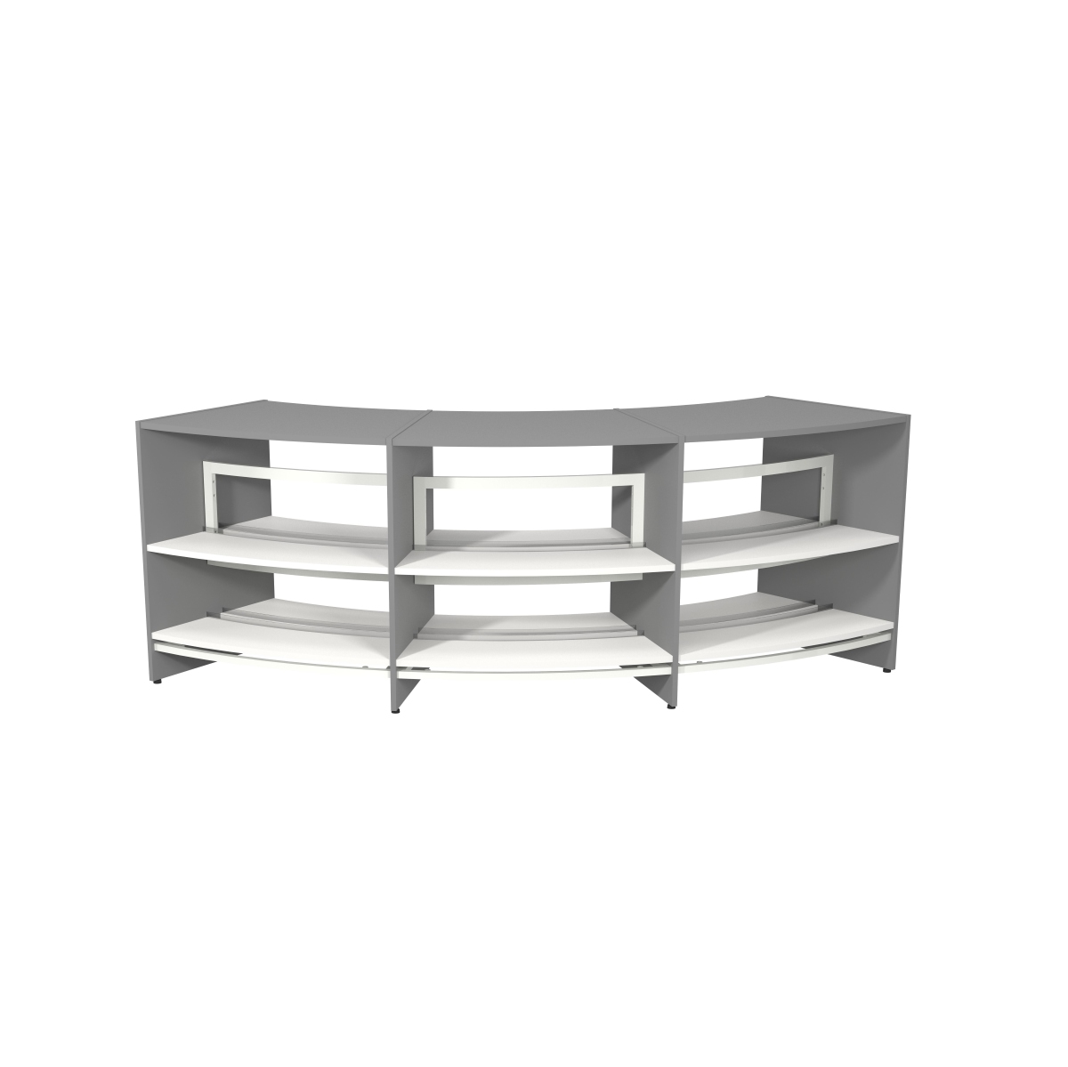 ATLAS SHELF DOUBLE FACED H:950 - BK Library Interiors