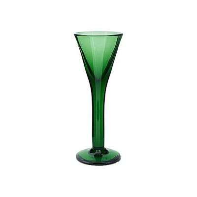 Antique Green Snapsglass - Sweden Crystal Design