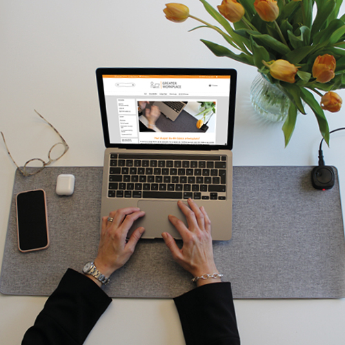 Heated desk pad | Greater Workplace