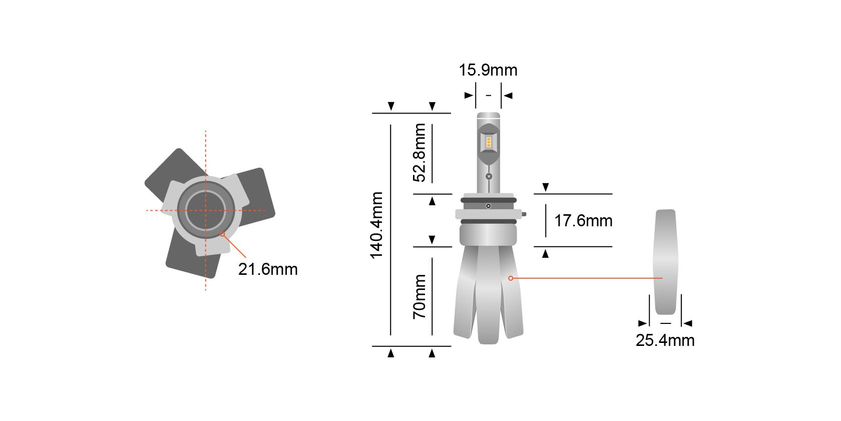 Copper-Head LED Conversion Kit HB4 (9006) - Extraljuskungen.com