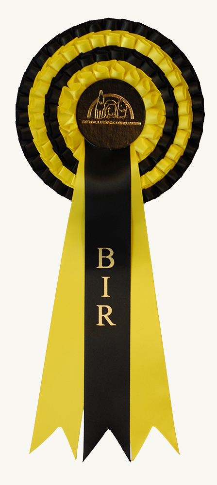 Rosette 3 tiers, 3 tails, 34 cm with full-bodied pleating - Monomak ...