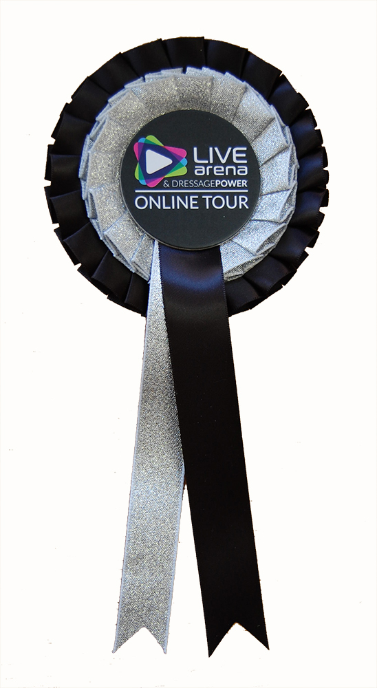 Monomak - 1032 - Rosett metallic, 2 krans 2 band, 26 cm
