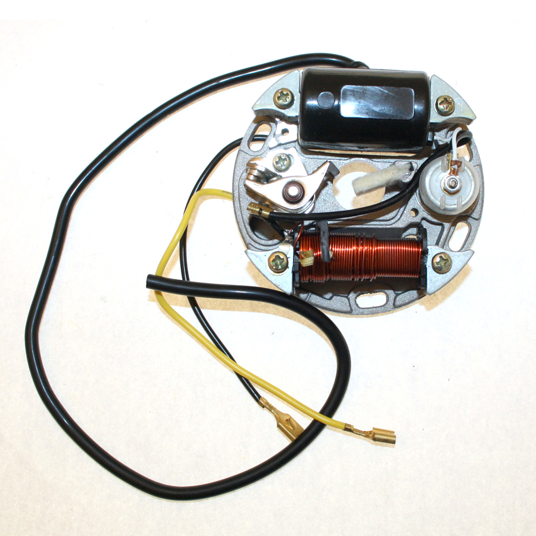 Stator komplett 6V-17W Fabrikat DMP - Mopedrenovering