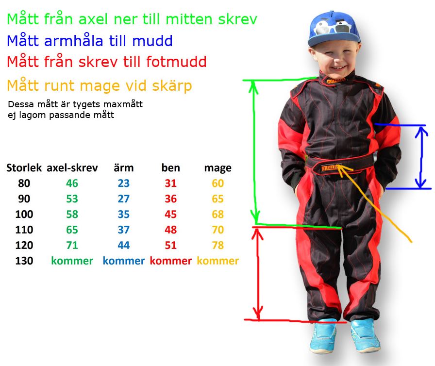 Barnoverall - Gullig Racing Overall för Barn - 2 Färgad, Storlekar 80-120