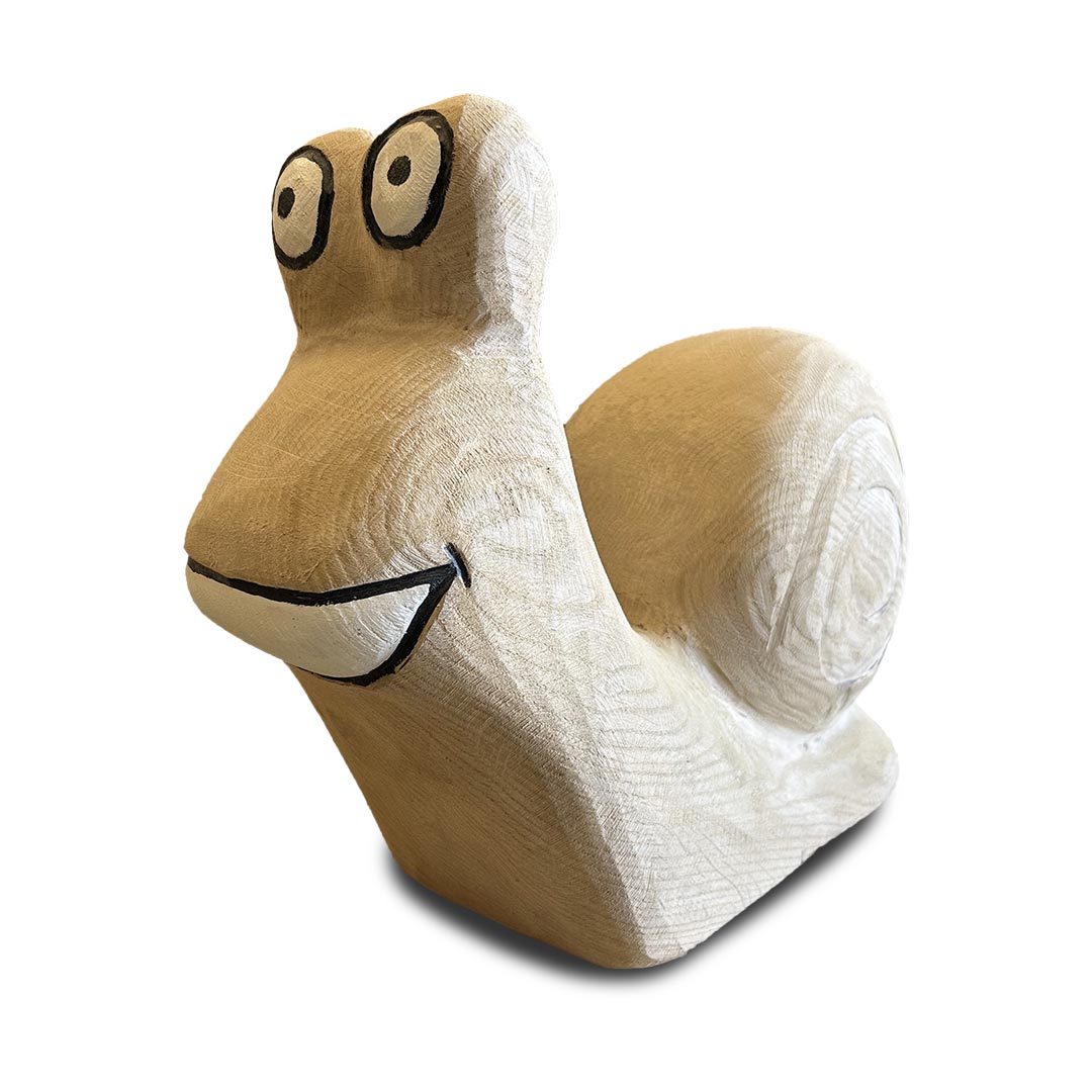 Treskulptur Snegle - Norske Naturlekeplasser