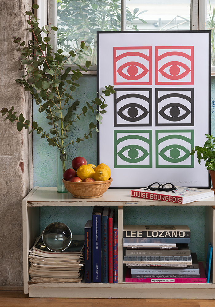 Poster, Olle Eksell, In color, several eyes - Moderna Museet's Shop