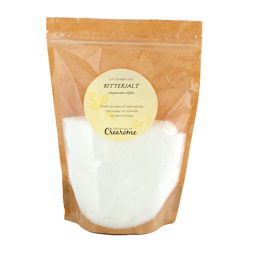 Epsomsalt/bittersalt Crearome 1 kg - Min Hälsobutik