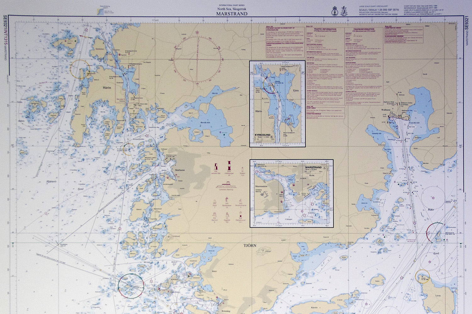 Marstrand Chart 112x77 cm - Flaggskeppet