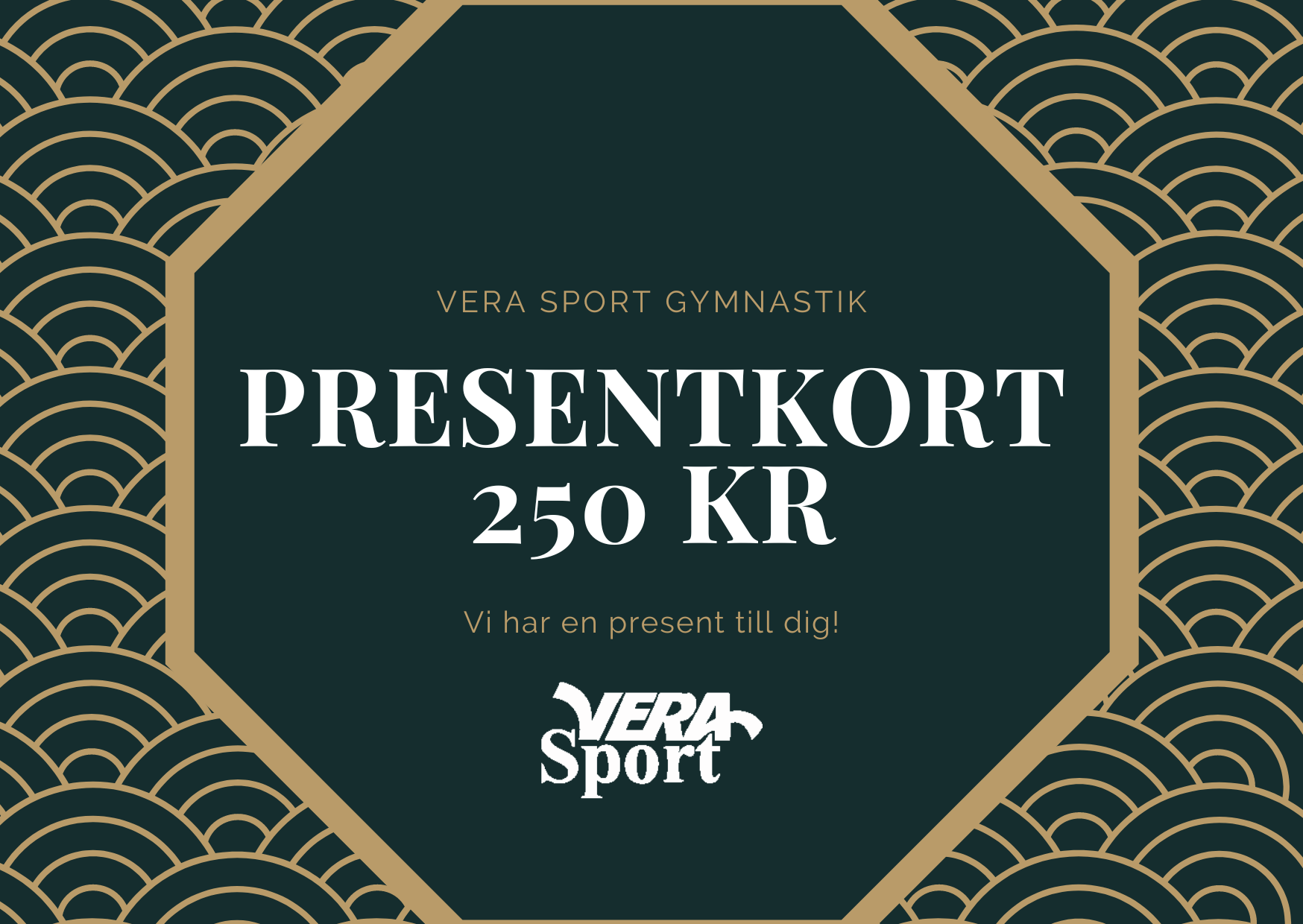 Presentkort 250 kr - Vera Sport Gymnastik
