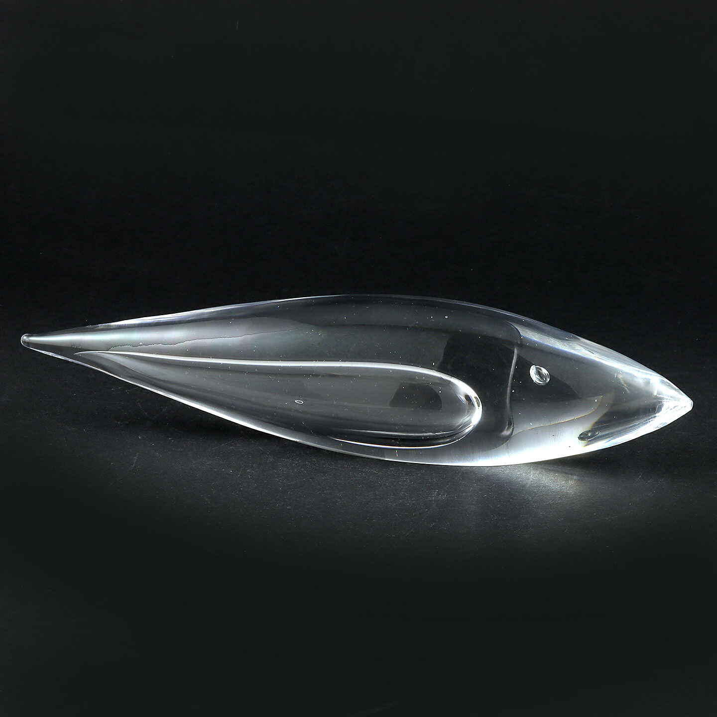 Vicke Lindstrand (1960s) Streamlined Fish Sculpture 21 cm LH1623