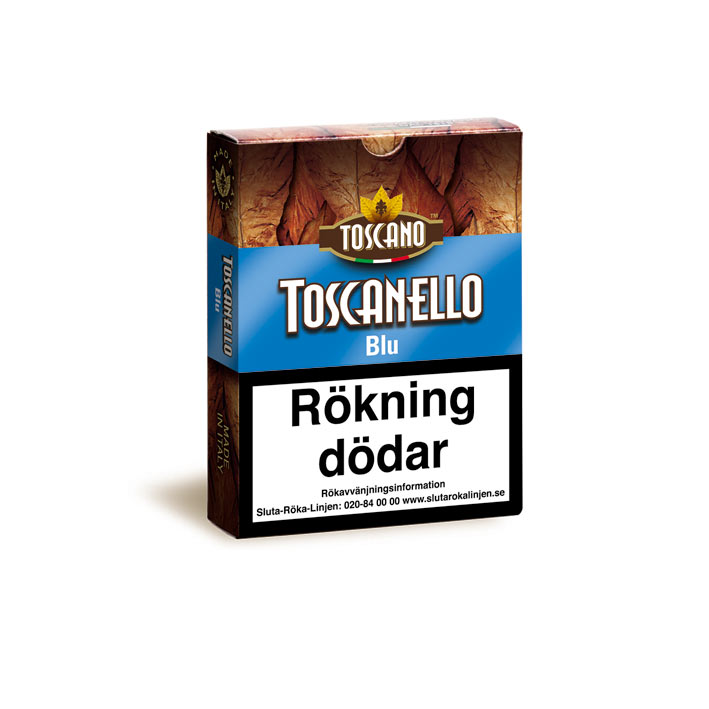 Toscano Toscanello Blue Limpa 10x5p - www.puros.se