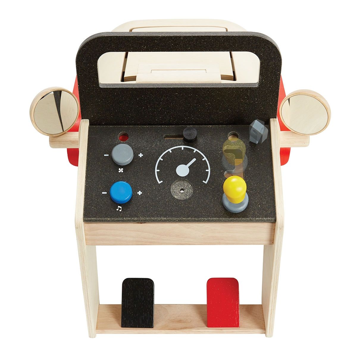 Leksaksbil som du kan meka med – en detaljrik träbil