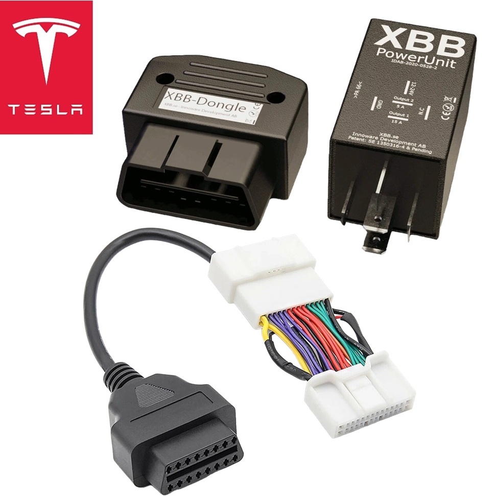 XBB Dongle & PowerUnit | Tesla Model 3 and Model Y - Extraljuskungen.com