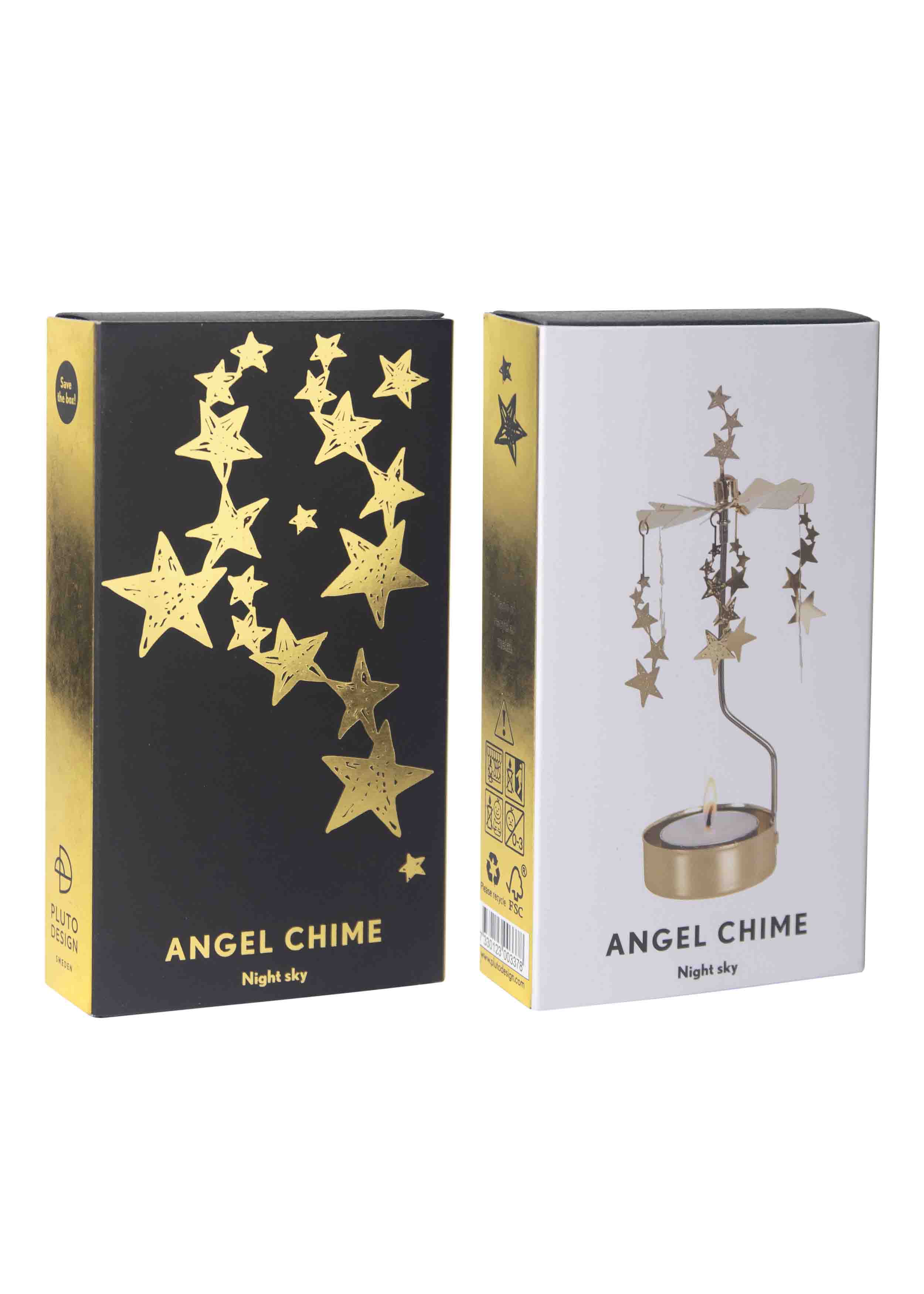 ANGEL CHIME NIGHT SKY - Pluto Design Private customer
