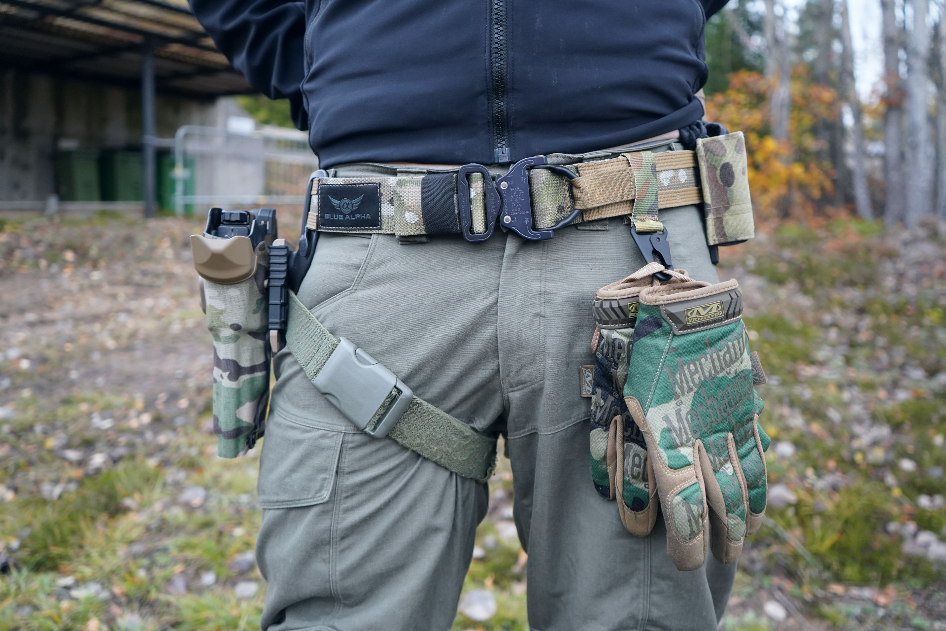 Blue Alpha Belts MOLLE 1 75 Double Belt Rig EDC Corax store Blue Alpha Belts MOLLE 1 75 Double Belt Rig EDC Corax store