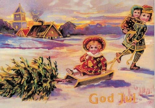 Julkort - Retro Vykort. Många Fina Jul Motiv | Nostalgikort