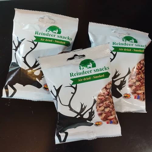 Ren-Chips Att Köpa Online. Ren-Snacks av Torkat Renkött.