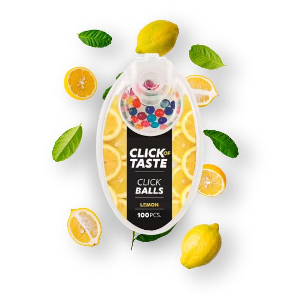 Lemon & Menthol - Click Balls with Lemon Flavor - Click of Taste®
