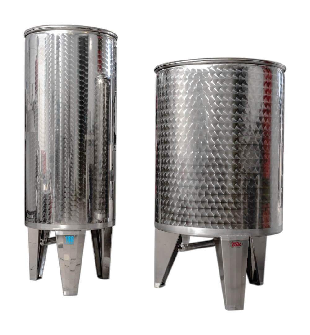 Rustfri tank, 180-500 liter - Rååpress