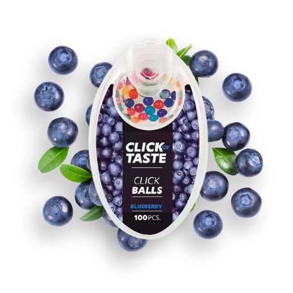 Köp Click Bollar med Blåbär smak 39 kr - Click of Taste®
