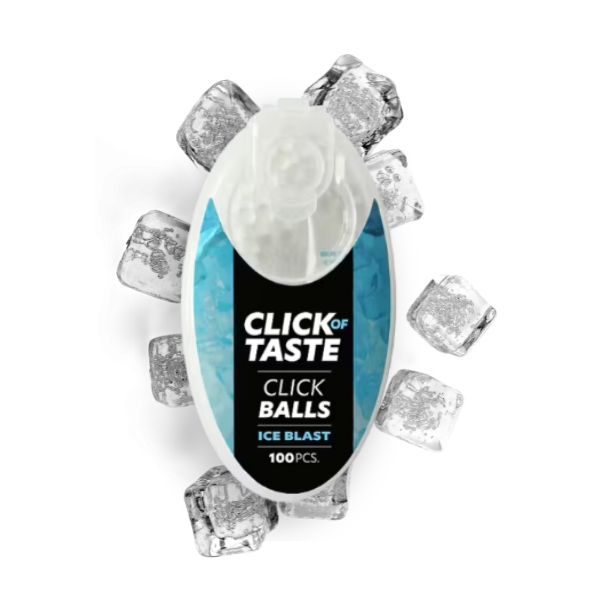 Buy Click Balls with Ice Mint flavour for only 3,90 Euro- Click of Taste®