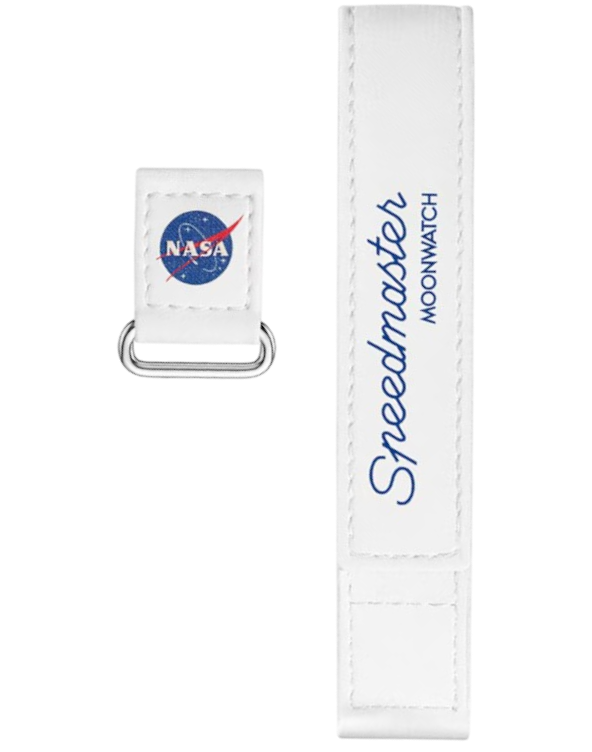 Omega 2-delars vit Speedmaster Moonwatch VELCRO® band, Nasa - Erikson ...