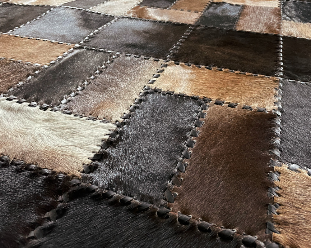 Cowhide runner rug 120 x 200 cm - EtnoDesign.se - Unique & Handmade