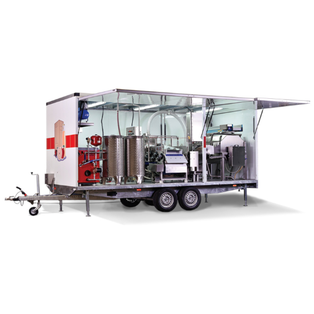 Mobilt mosteri 400 / 800 kg/h - Rååpress