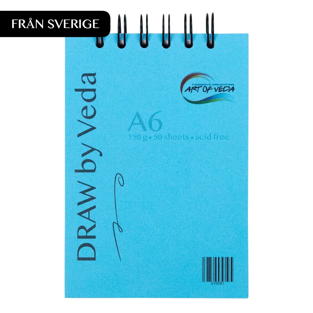Drawing pad DRAW by Veda 150g - A6, 50sheets - Art of Veda - Art ...