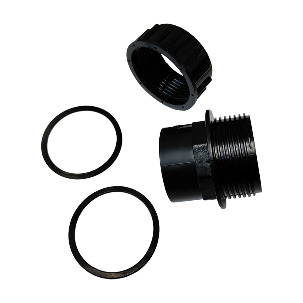 50mm PVC-Koppling med gummipackning - Hydrogarden