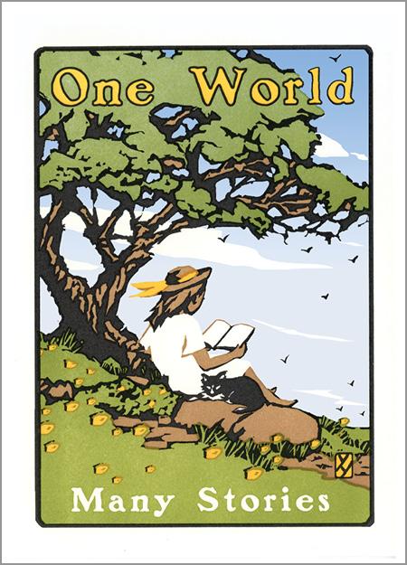 One world, many stories : Kort med kuvert - Bokvännen