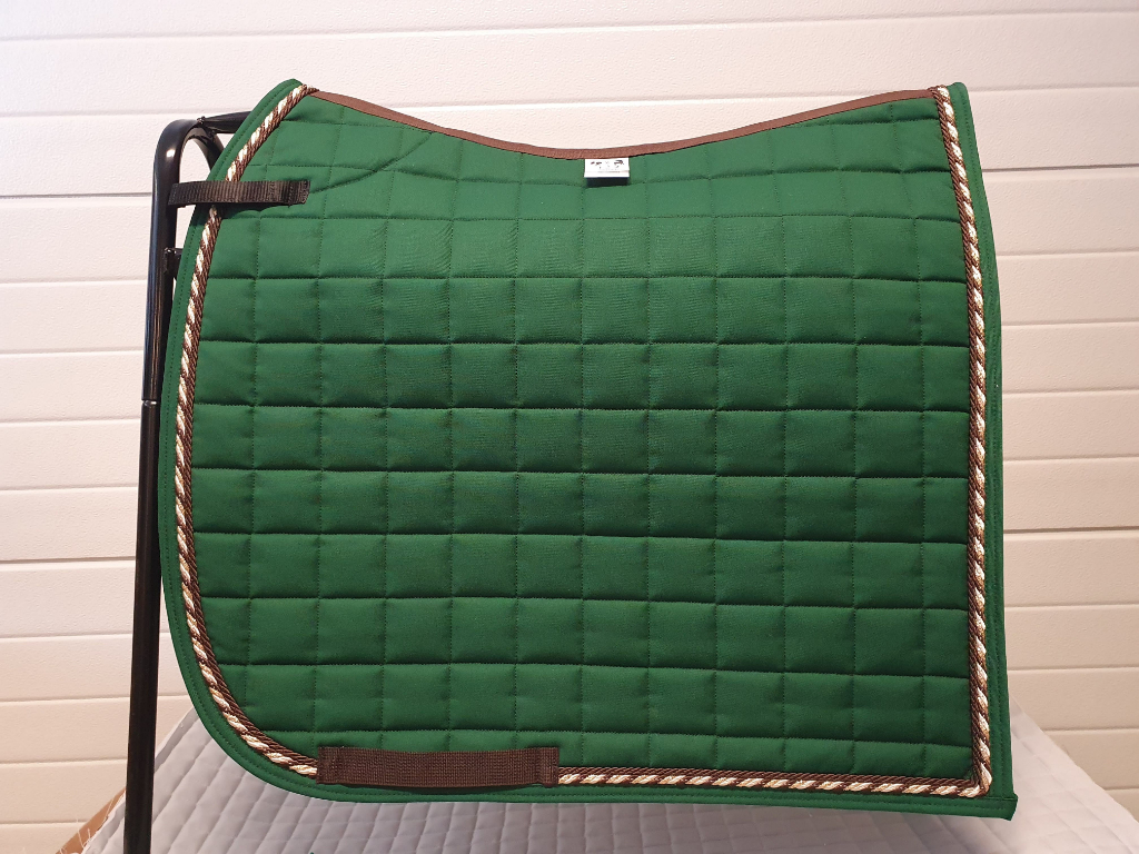 Schabrak Grön D5, brun/guld - Mias Ridsport AB