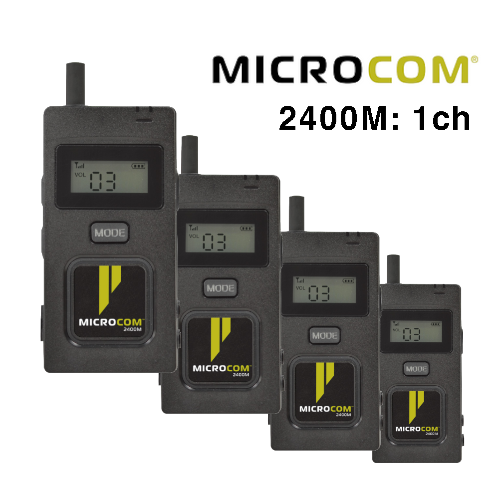Pliant Technologies - Microcom M 1ch, 4 x Radio pack system - Visono Media