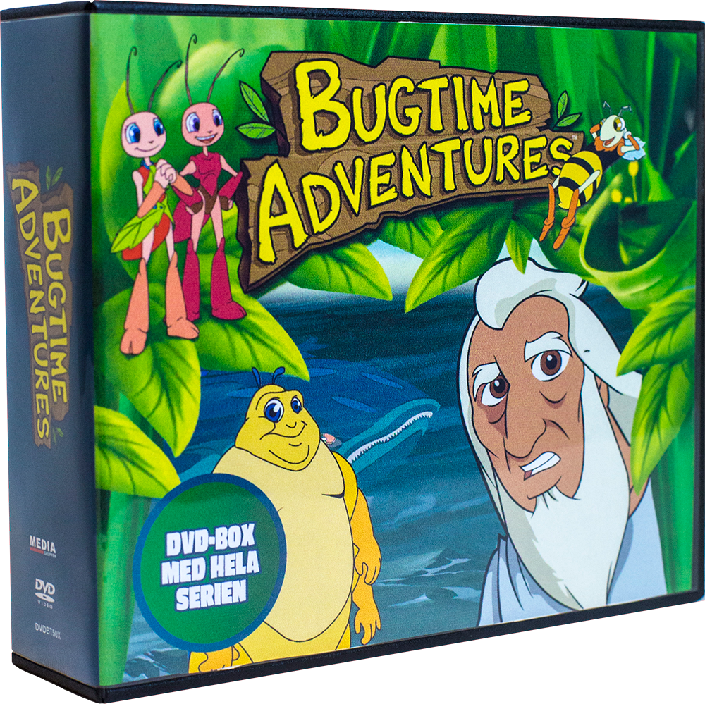 BUGTIME ADVENTURES-Hela serien i en DVD-box - Jesusbutiken.se