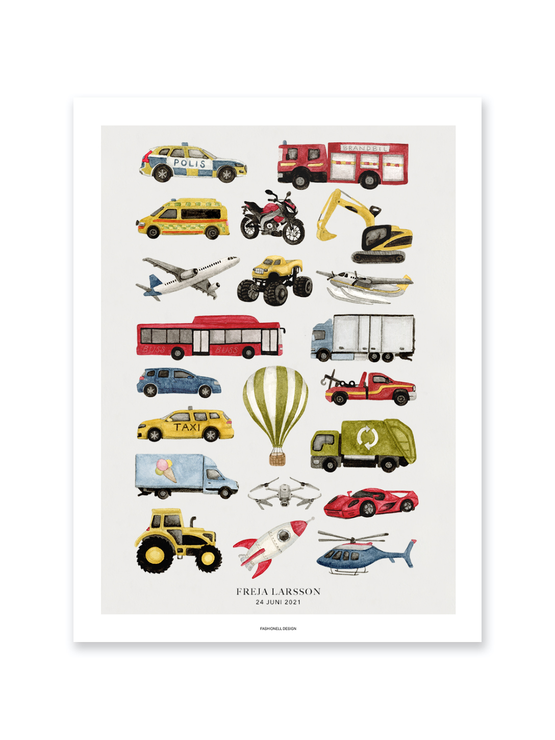 Fashionell - Tavlor och posters för barn och vuxna