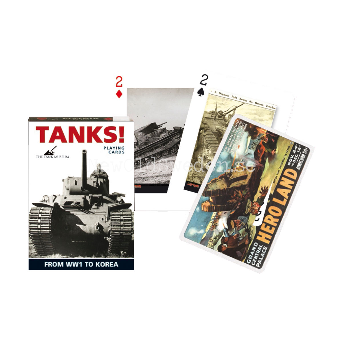 TANKS Collectors' Cards Playing cards PIATNIK - NEWOLDSWEDEN.se
