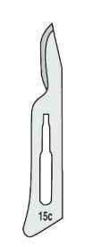 Surgical blade Nr 15C