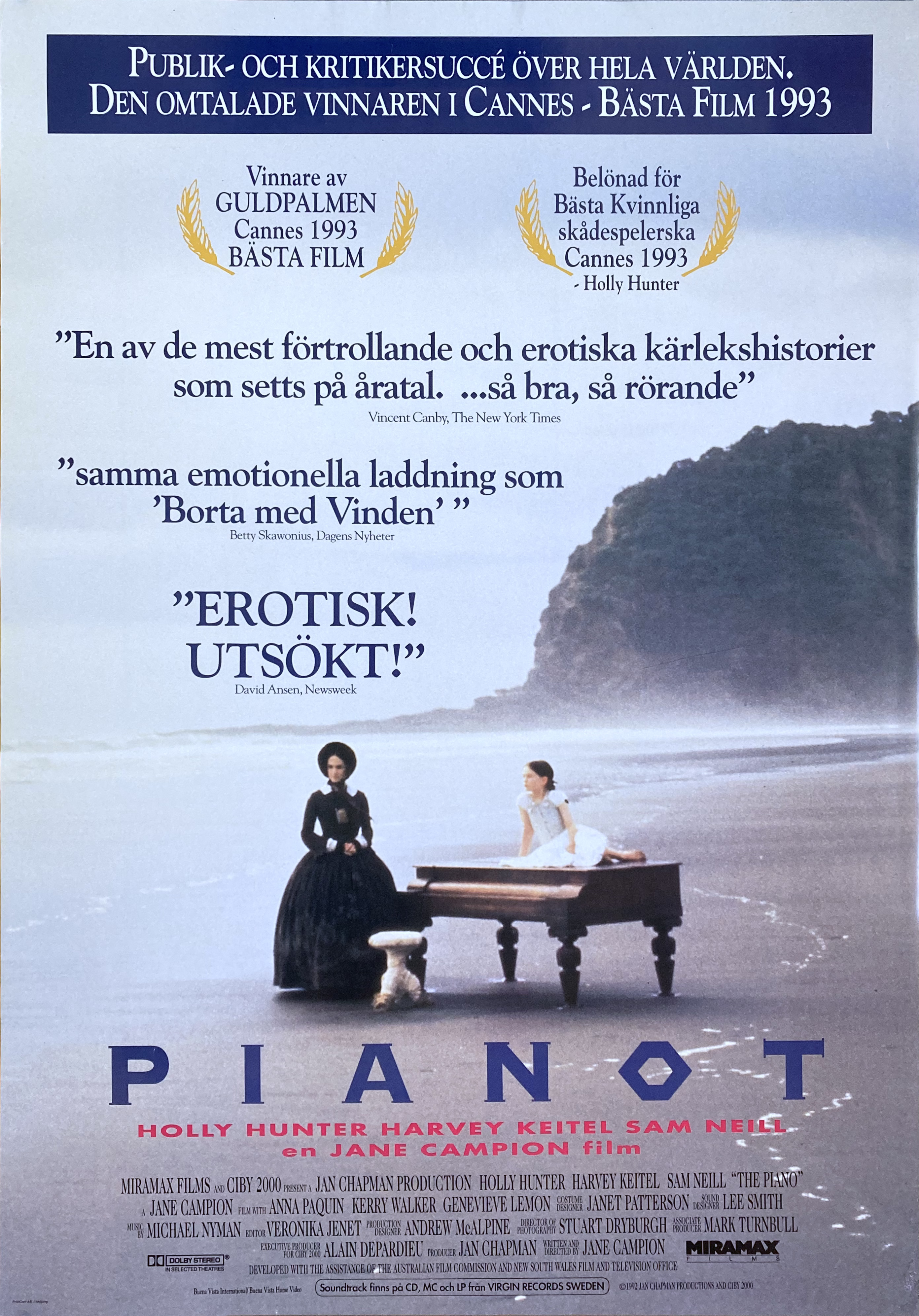 Nostalgipalatset - THE PIANO (1993)