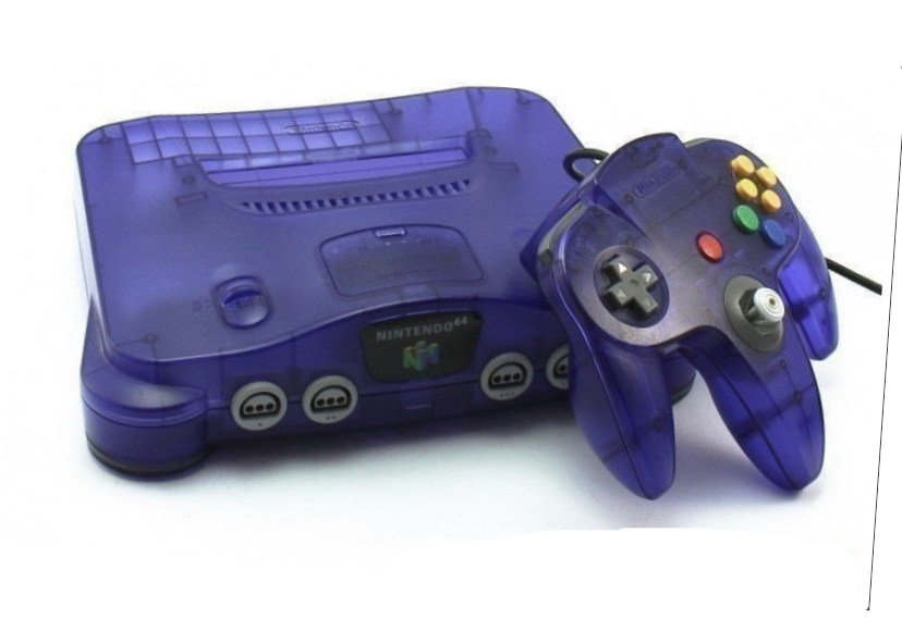 Nintendo 64 konsol Grape Purple & en original handkontroll (PAL ...