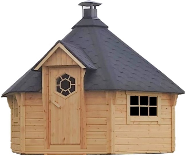 Grillikota original M 9,2m² Höylähirsi - SF HOUSE