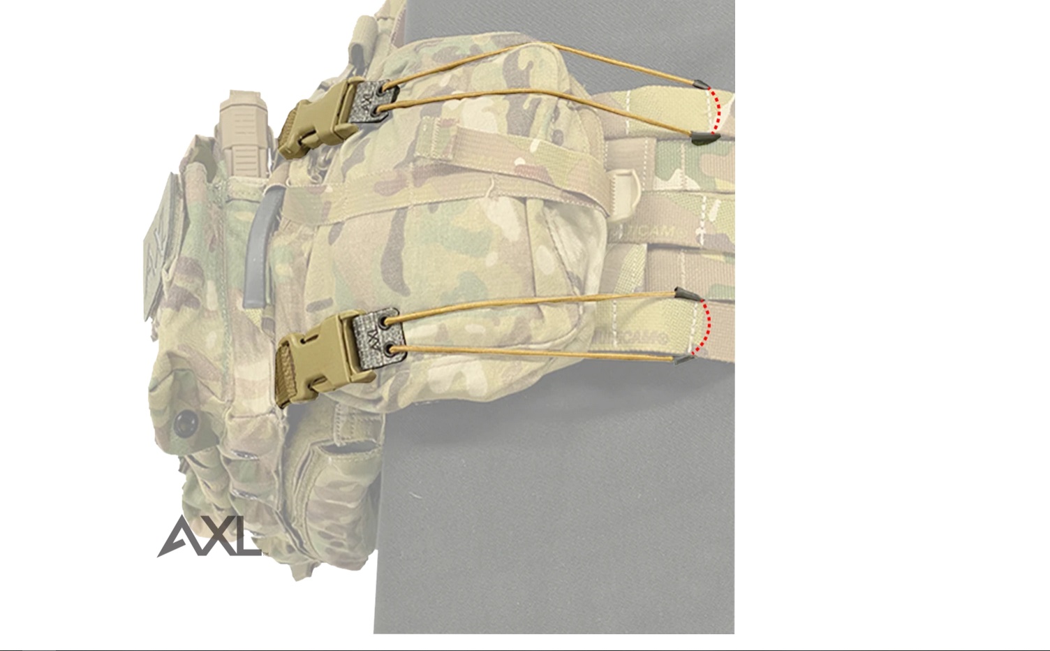 AXL Chest Rig Retention Kit - Corax