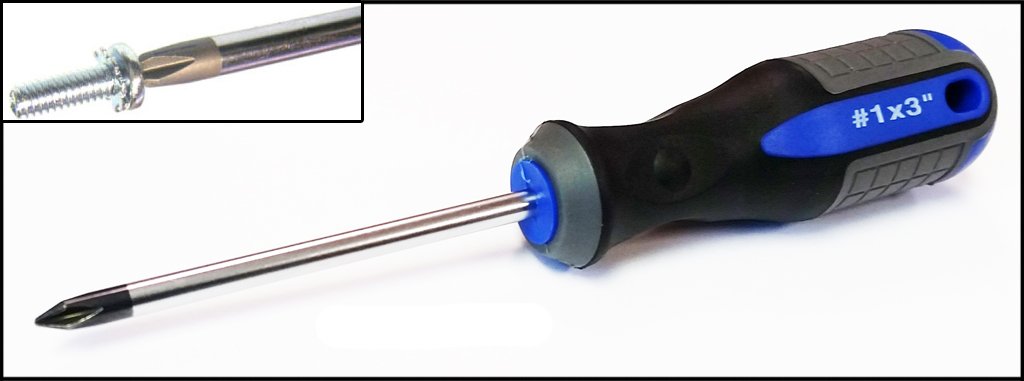 Magnetic Phillips Head Screwdriver 1 Head