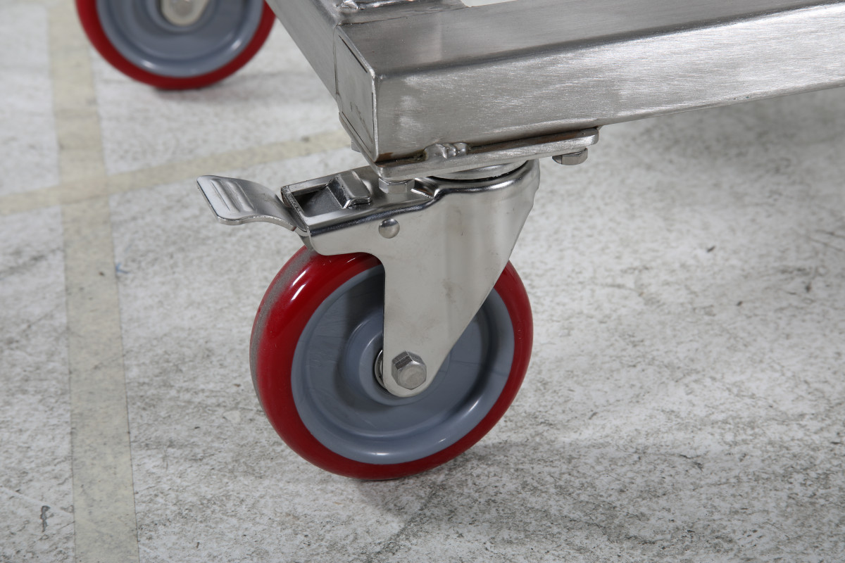 Mobilt lyftbord med vev Rostfritt 950x600mm / Maxlast: 300kg ...