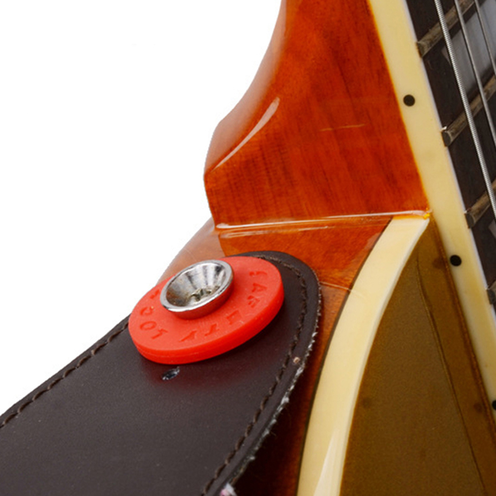 strings.fi - Strap Lock Silicone Rubber Red & Black (4-pack)