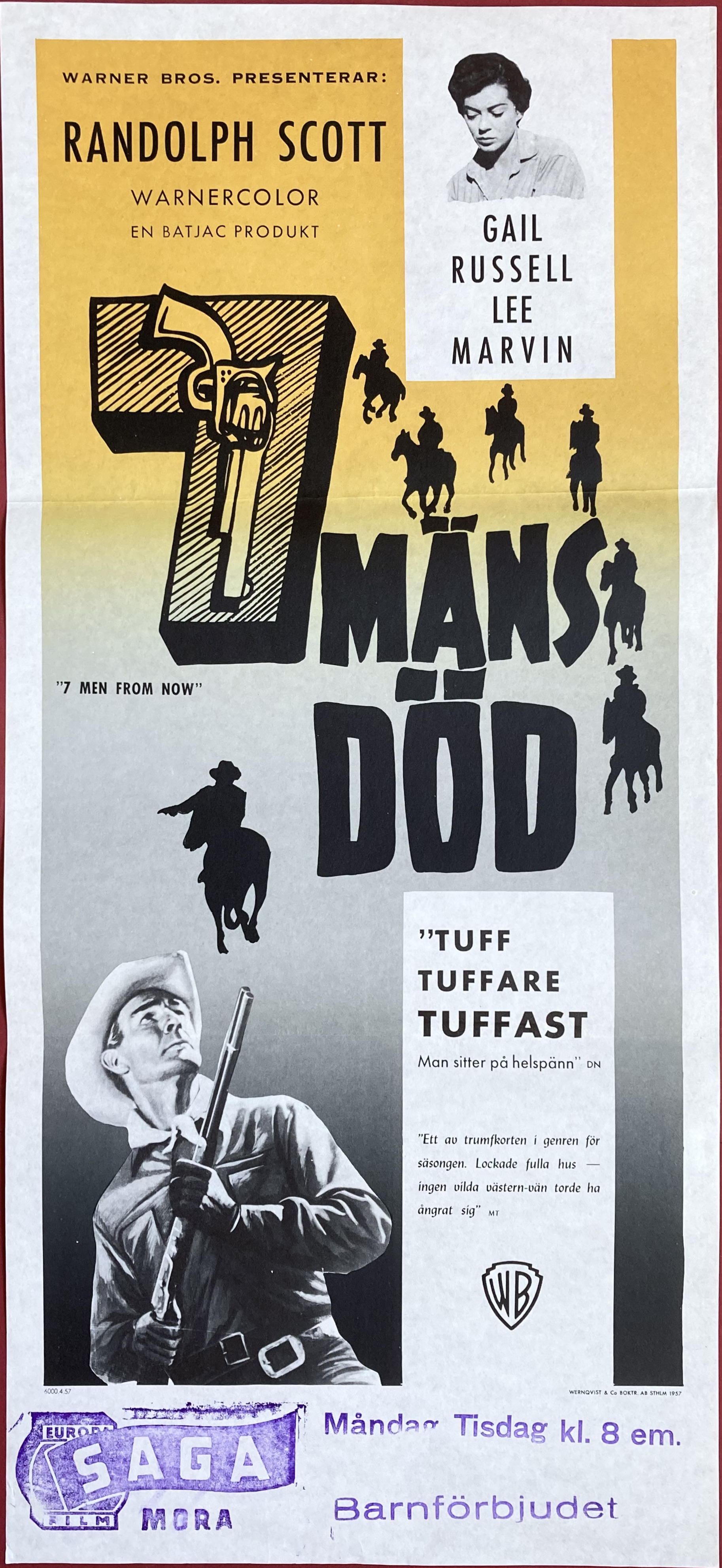 Nostalgipalatset - 7 MEN FROM NOW (1956)