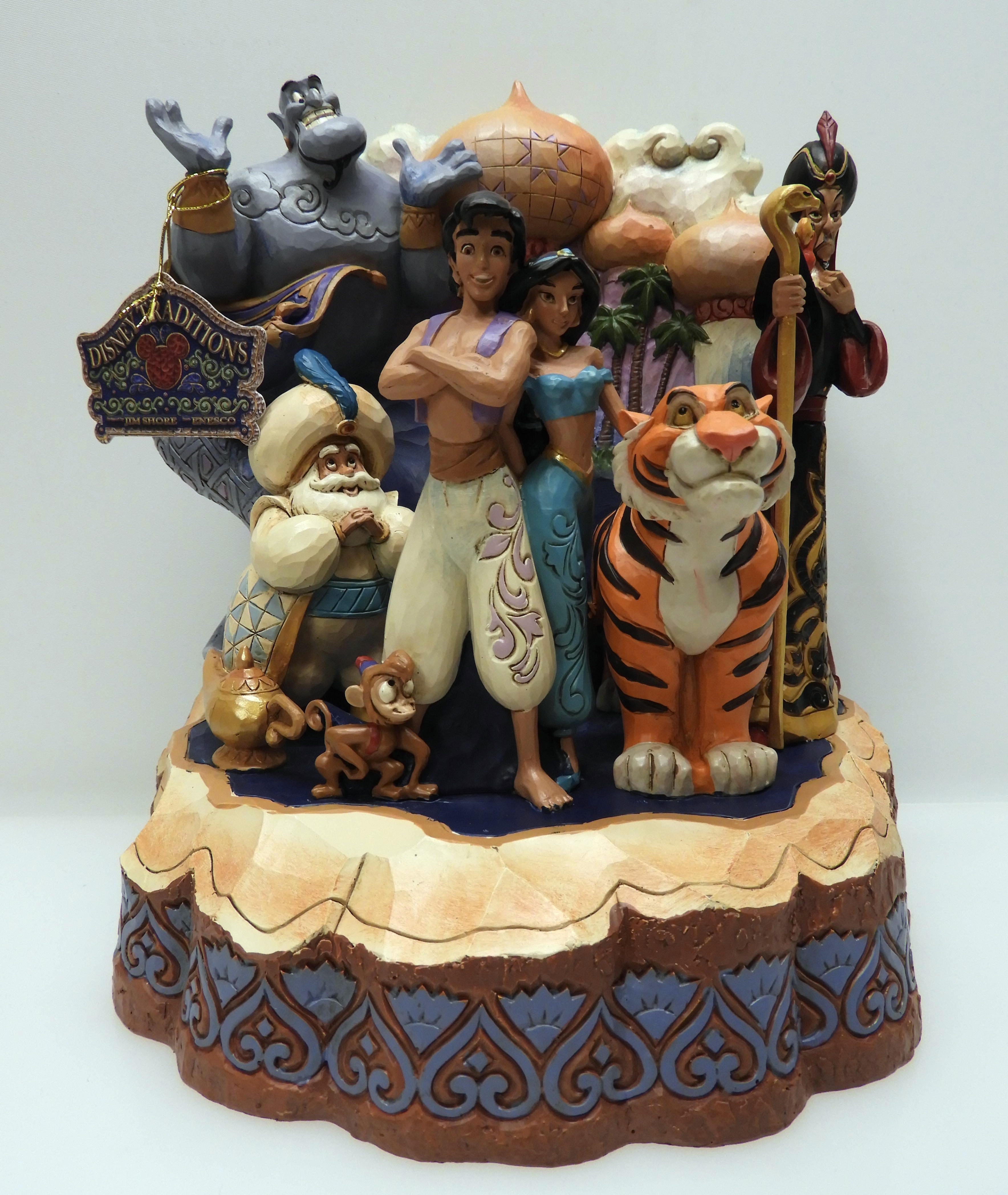 Disneys Aladdin Carved By Heart. Jim Shore - Domestic Present & JanKer ...
