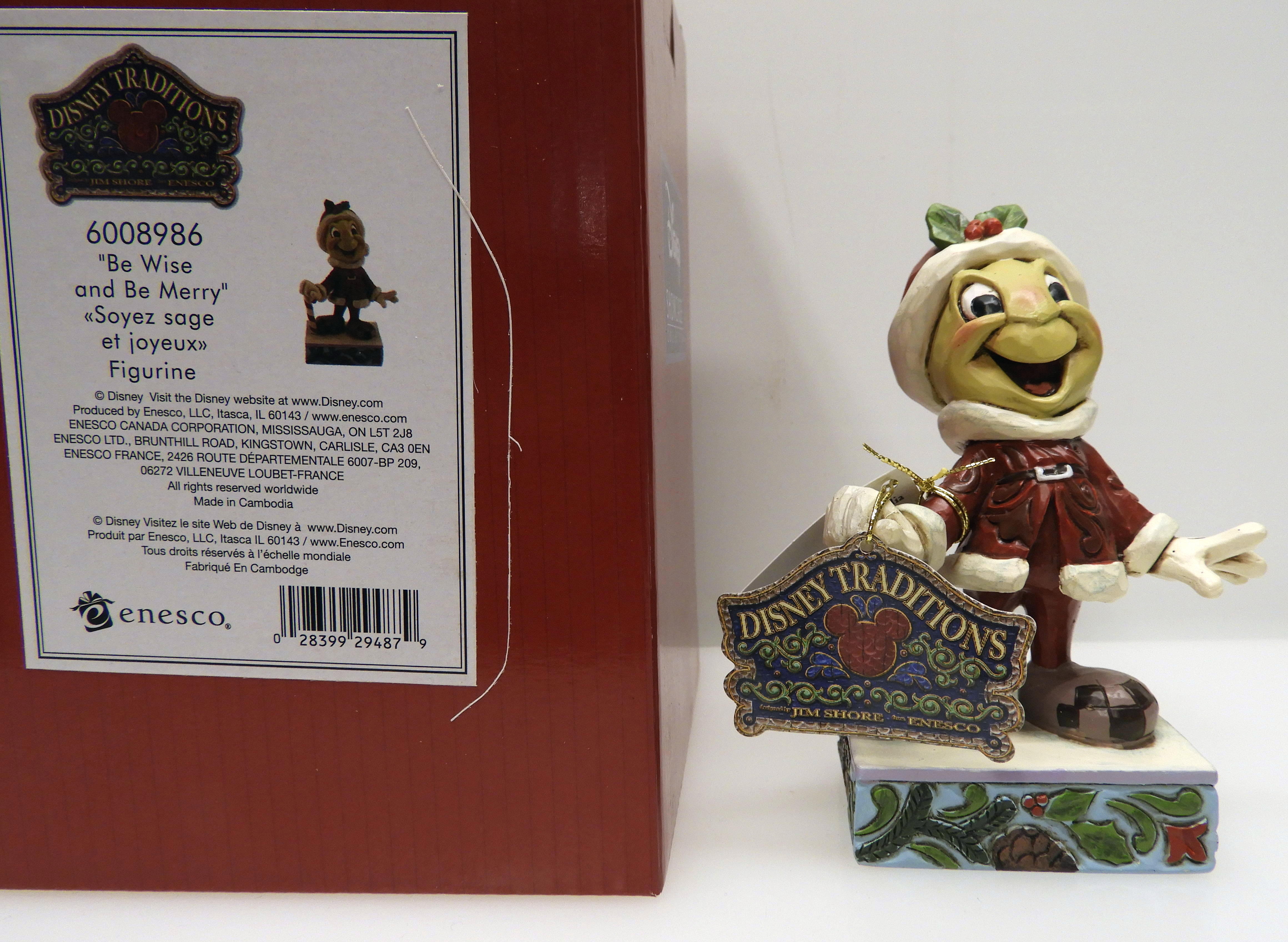 Benjamin Syrsa /Jiminy Cricket av Jim Shore - Domestic Present & JanKer ...