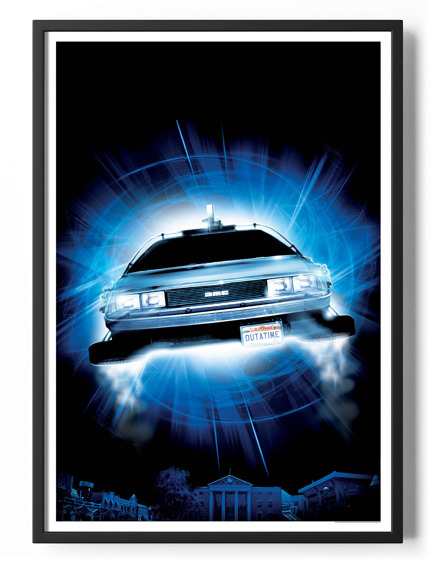Back To The Future Delorean Flying