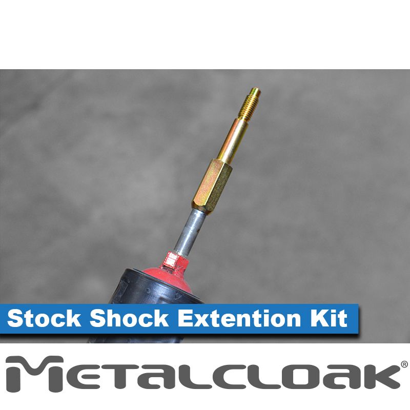METALCLOAK Stock Shock Extension Kit, Front - JK & JKU - Falken Offroad