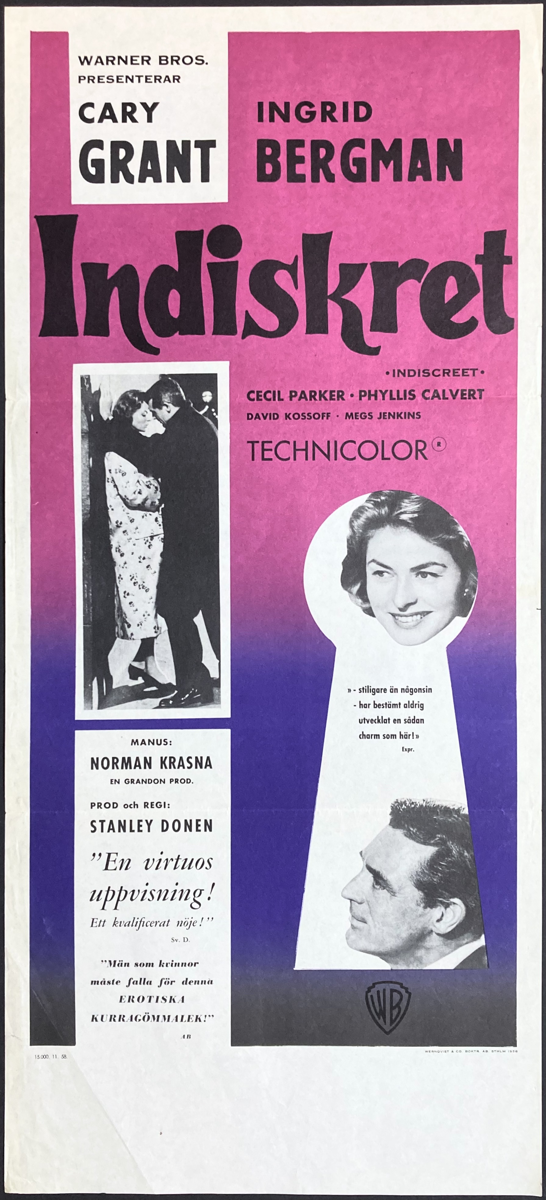 Nostalgipalatset - INDISCREET (1958)